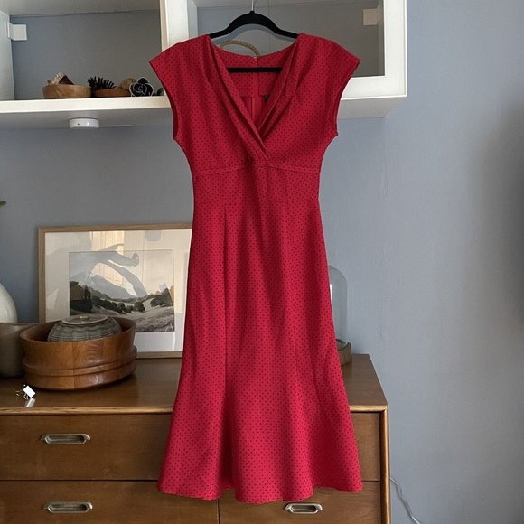 Stop Staring | Dresses | Stop Staring Redblack Polka Dot Fishtail ...